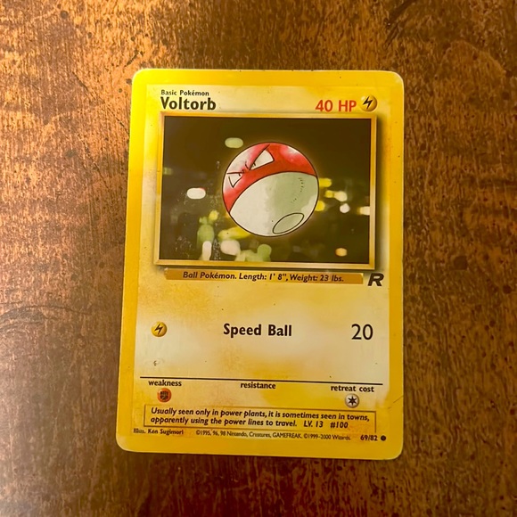 Toys | Voltorb Pokmon Card | Poshmark